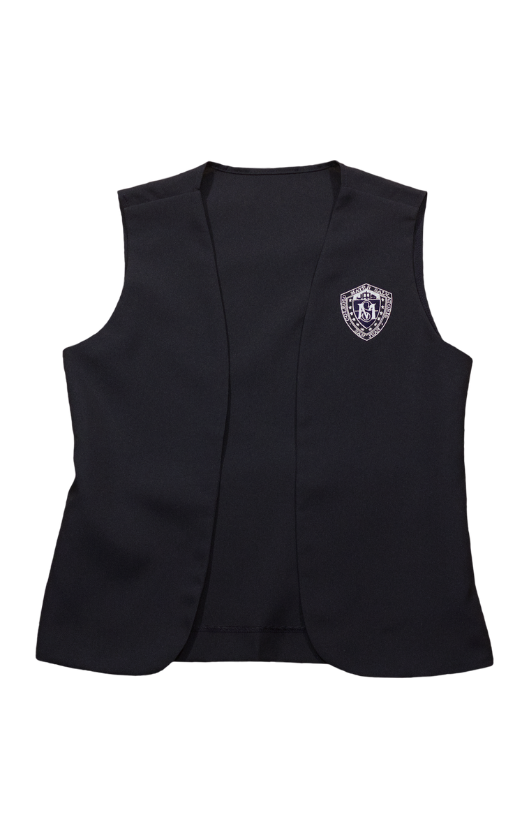 MATER SALVATORIS NAVY VEST – Olimac Uniforms