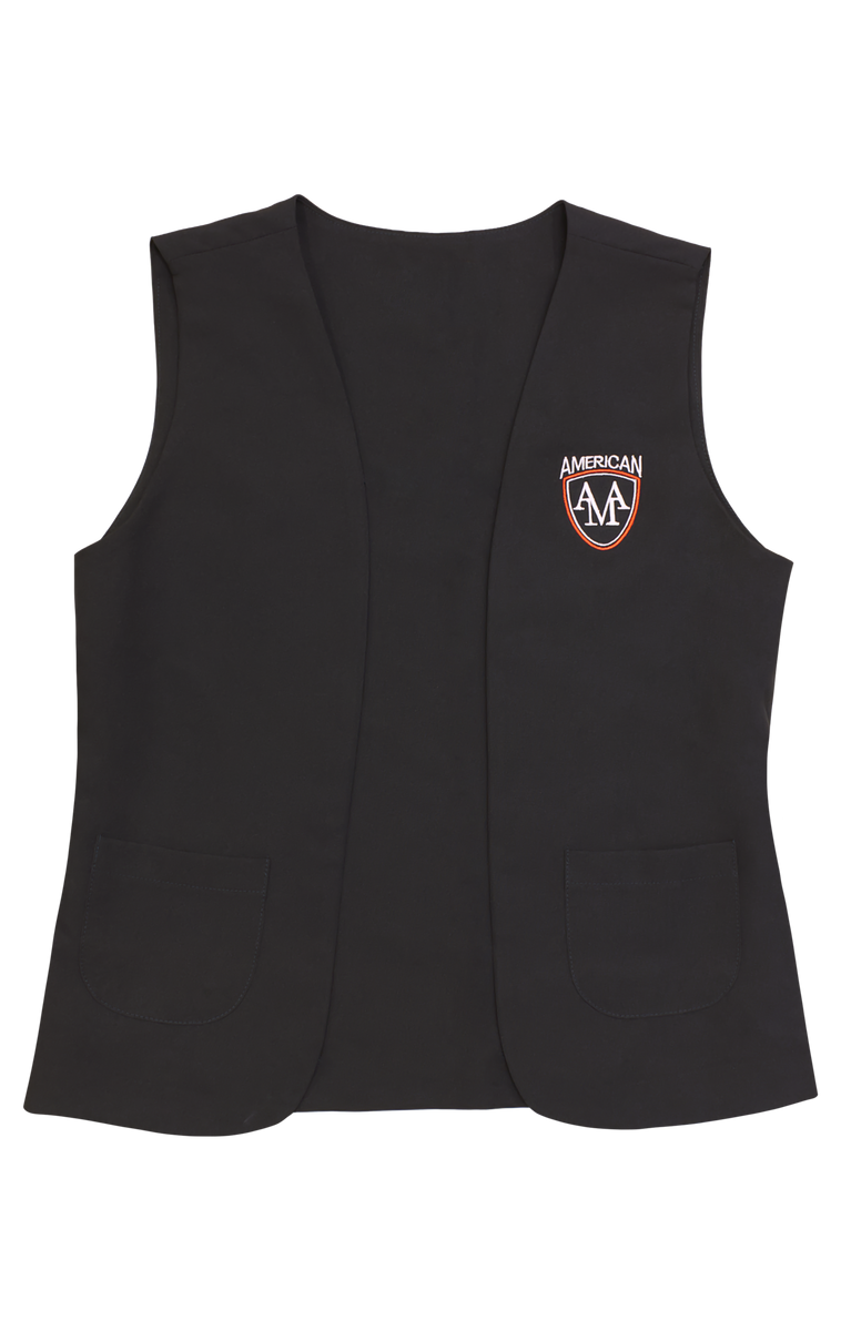 AMA Girls Navy Vest – Olimac Uniforms