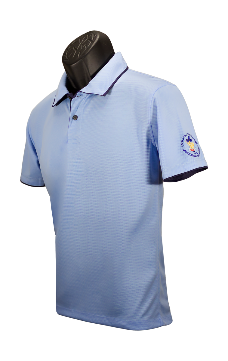 Bautista Light Blue Polo – Olimac Uniforms