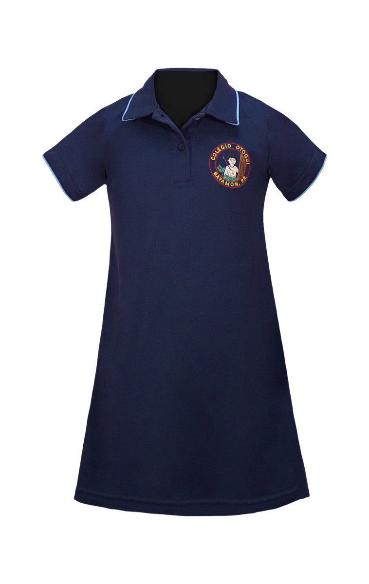 Otoqui Girls Navy Polo Dress – Olimac Uniforms