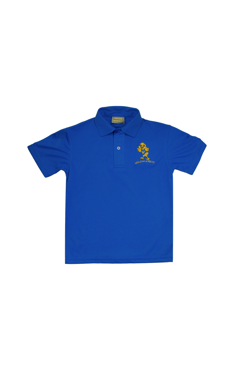 Wesleyan Royal Blue Polo – Olimac Uniforms